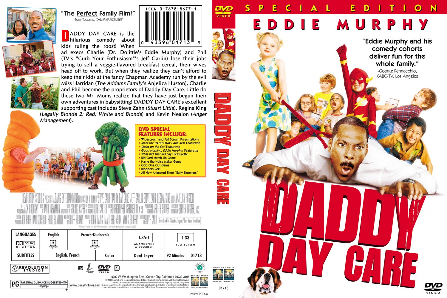 DVD Lables: Daddy Day Care
